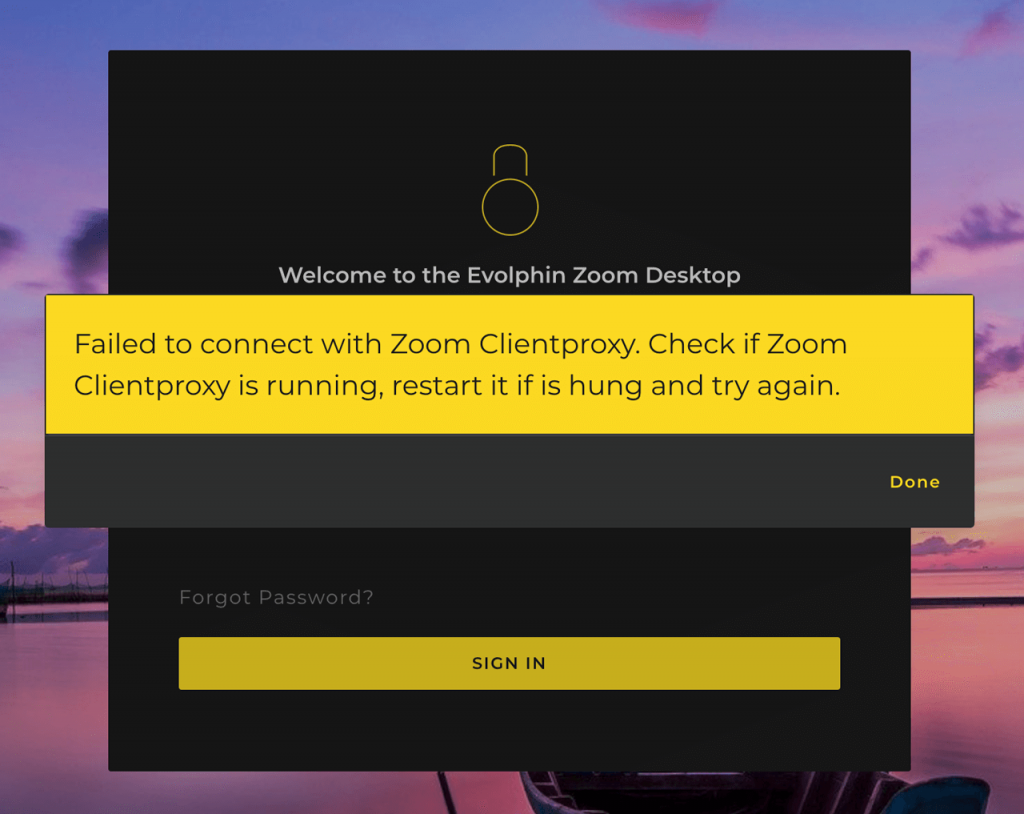 Connecting to a Zoom Server from Zoom Desktop - Evolphin Learning Portal