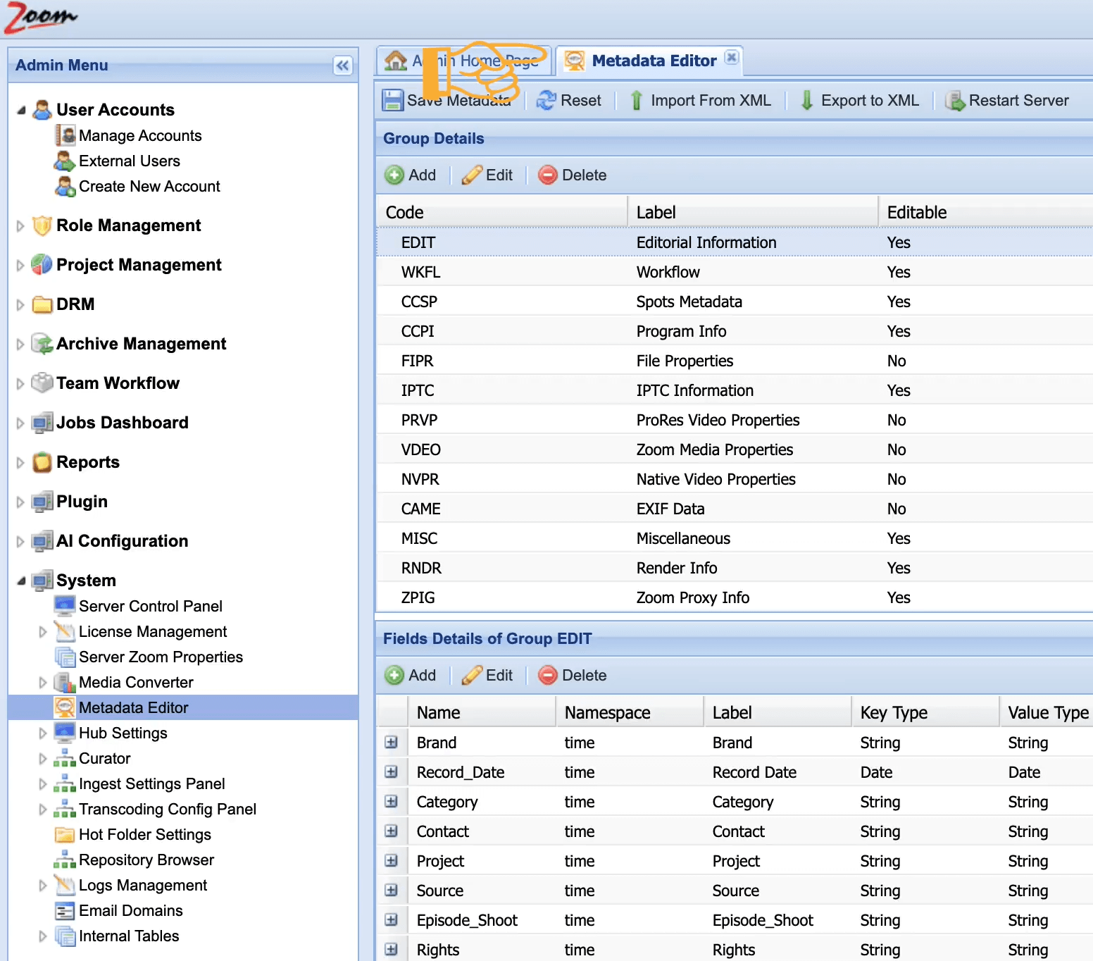 Configuring Metadata Schema - Evolphin Learning Portal Configuring Metadata Schema - Evolphin Learning Portal