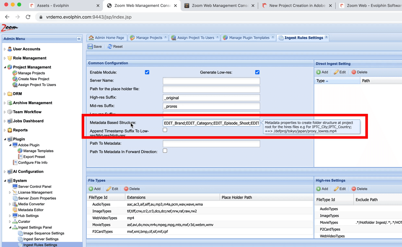 Using Metadata Driven Folder Schema - Evolphin Learning Portal Using Metadata Driven Folder Schema - Evolphin Learning Portal